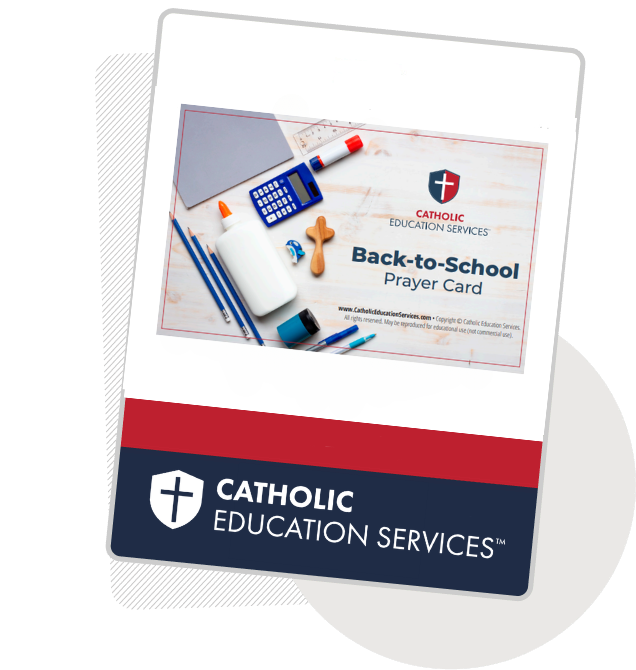 Back-to-School Prayer Card | Download | Catholic Virtual